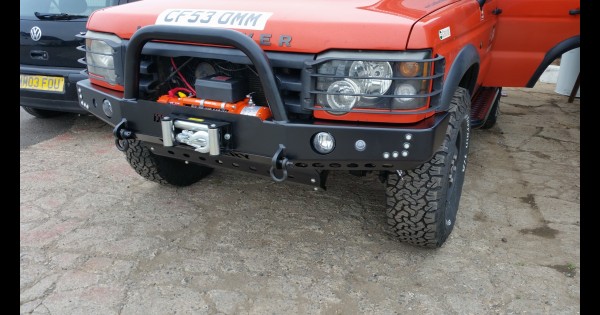 discovery 2 deluxe winch bumper